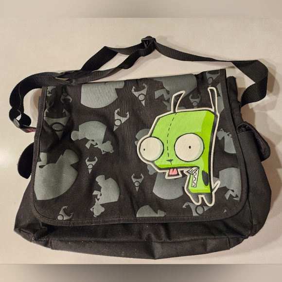 Hot Topic | Bags | Vintage Invader Zim Gir Messanger Bag | Poshmark
